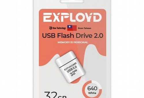 Флеш-накопитель 32Gb Exployd 640, USB 2.0, пластик