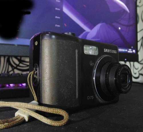 Винтажный фотоаппарат samsung d75