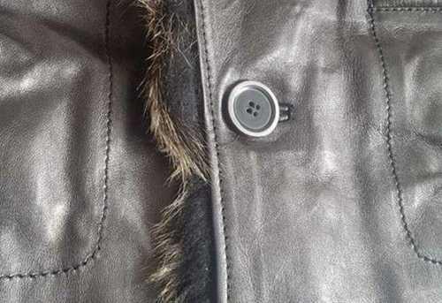 Зимняя мужская куртка ivagio натуральный мех