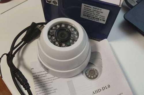 AHD-D1.0 купольная AHD камера, 720p, f3.6мм