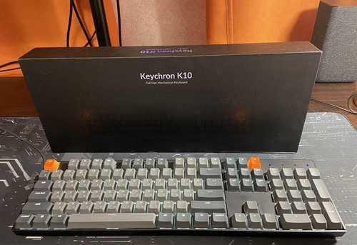 Механическая клавиатура keychron K10 + мышка