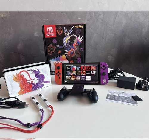 Nintendo switch oled pokemon edition комплект