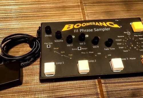 Boomerang Phrase Sampler III Looper Лупер Семплер