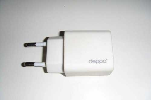 Deppa сетевое USB зарядное устройство 2 в 1