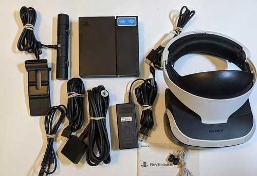 VR Шлем + Камера Для PS4 (с Документами (CUH-ZVR2)