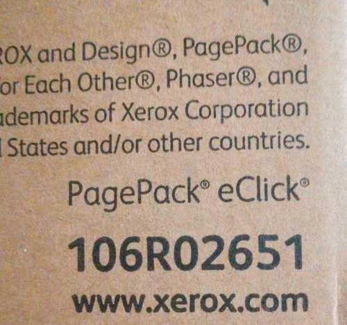 Картридж xerox 106r03586