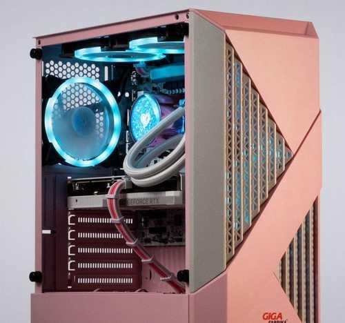 Игровой пк paladin328 GTX 1660 Super 6GB б.у. Ryzen 5 5500 Evesky firerose F3-A pink