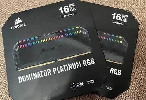 DDR 4 corsair dominator platinun RGB 16Gb