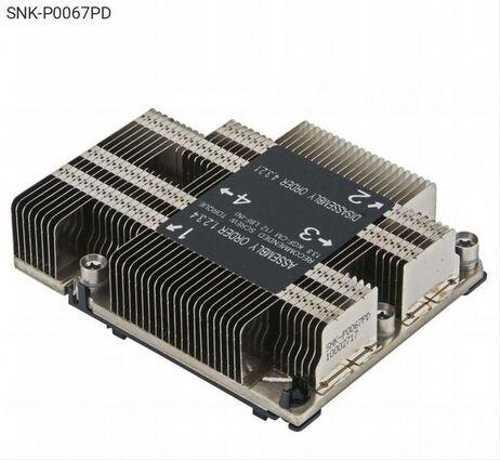 Радиатор Supermicro Heatsink 1U, SNK-P0067PD