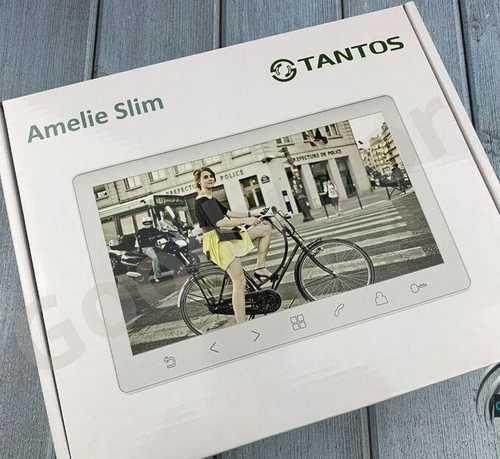 Видеодомофон Tantos Amelie Slim (White) HD SE
