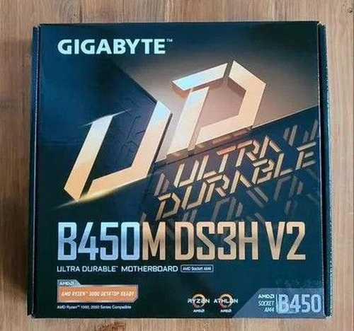 Материнская плата Gigabyte B450m ds3h v2