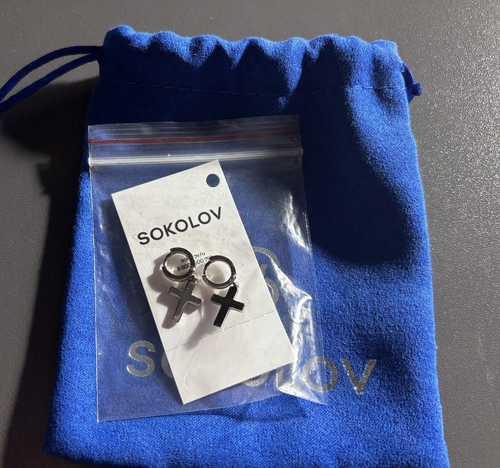 Серьги sokolov серебро 925