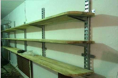 Полки стеллажи для гаража консоли система хранения
