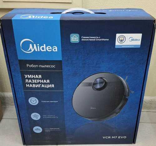 Робот-пылесос с Wi-Fi Midea VCR M7 EVO WH, lidar