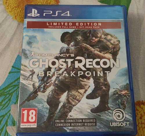 Ghost recon breakpoint ps4 диск