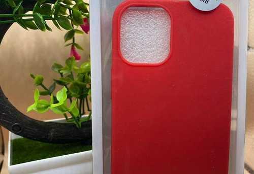 Чехол-накладка iPhone 12 mini красный (Gresso)