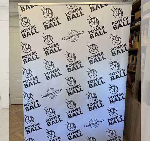 Прессволл ролл-ап, press wall roll-up 2.0x1,5м