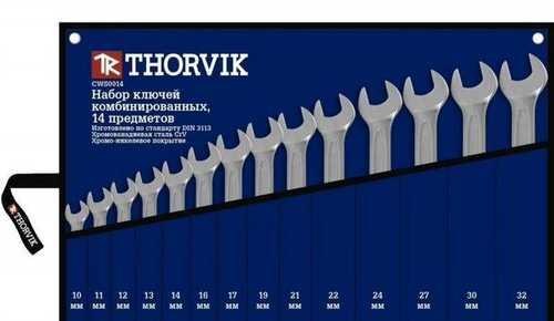 Набор гаечных комбинированных ключей Thorvik в