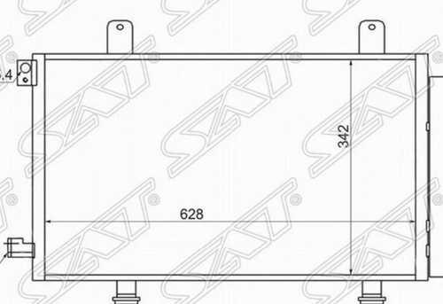 Радиатор A/C Suzuki SX4 (06-13г) Sedici