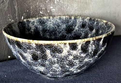 Суповая тарелка "Стоун" kunstwerk синяя фарфор