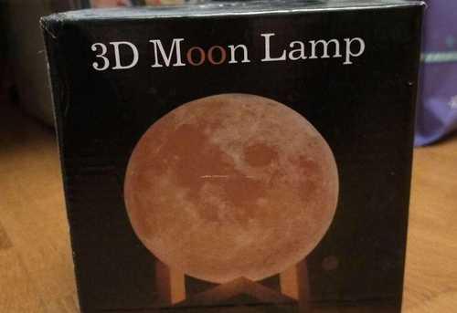 3d лампа луна