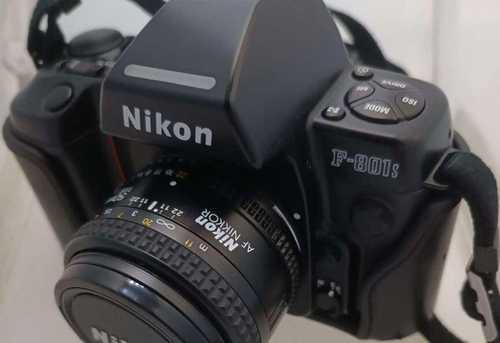 Фотоаппарат Nikon F801 S kit 50mm F 1,8 б/у