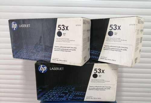 Картриджи hp 53X Q7553X