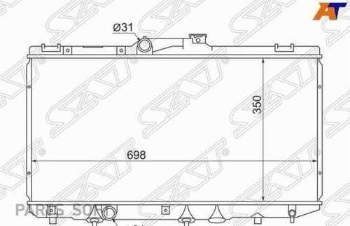 Радиатор охлаждения Тойота Марино 91-02