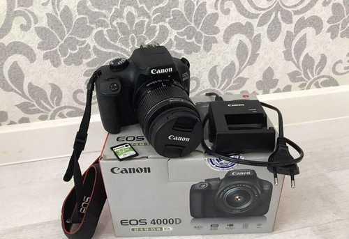 Фотоаппарат Canon EOS 4000D EF-S 18-55 III Kit