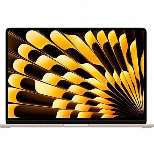 Ноутбук Apple MacBook Air 15 (M3 8С/10C) 8/256GB, Starlight (Сияющая звезда) mryr3