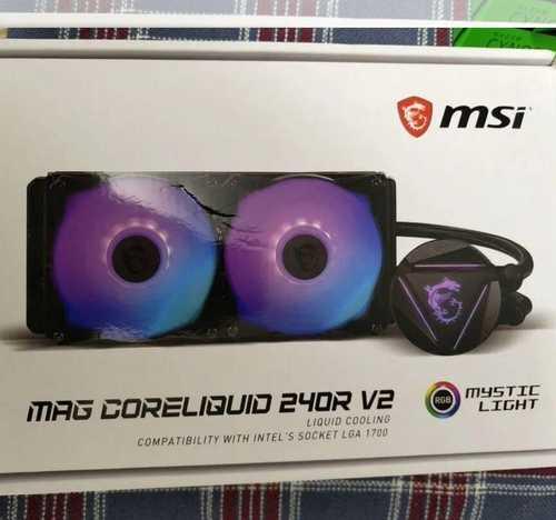 Охлаждение для процессора сжо MSI MAG Coreliquid 2