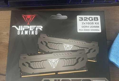 Озу Patriot Viper Steel DDR4 3200 мгц 2x16 гб