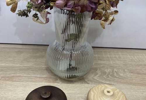 Деревянная ваза из манго hm home H&M
