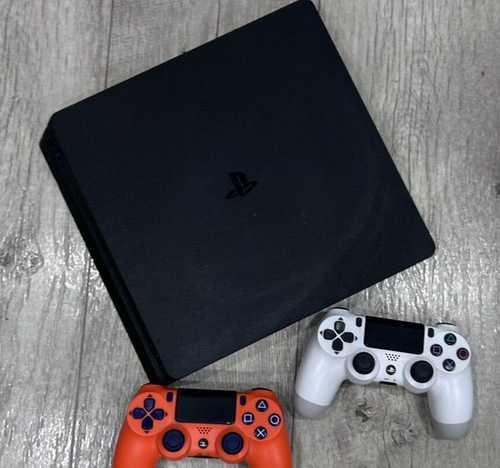 Sony playstation 4 slim 1tb 2 геймпада