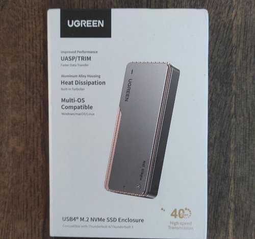 Корпус для SSD диска Ugreen 40Gbit/s (новый)