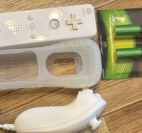 Геймпад Wii remote plus оригинал + нунчак