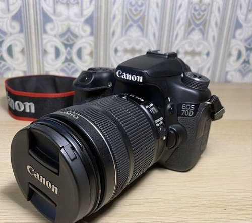 Зеркальный фотоаппарат Canon EOS 70d + комплект