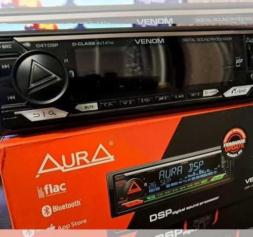 Магнитола Aura Venom d41dsp 4X141w