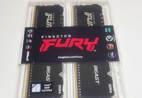 Kingston fury Beast Black RGB 16 гб 3200 (новая)