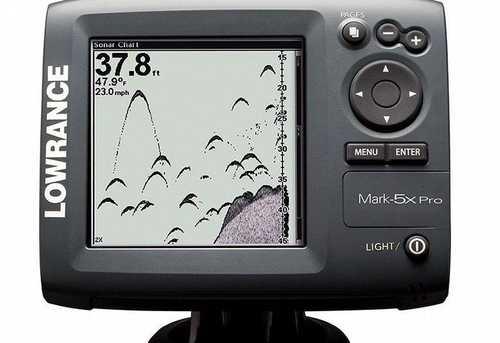 Эхолот lowrance Mark 5x pro + аккумулятор