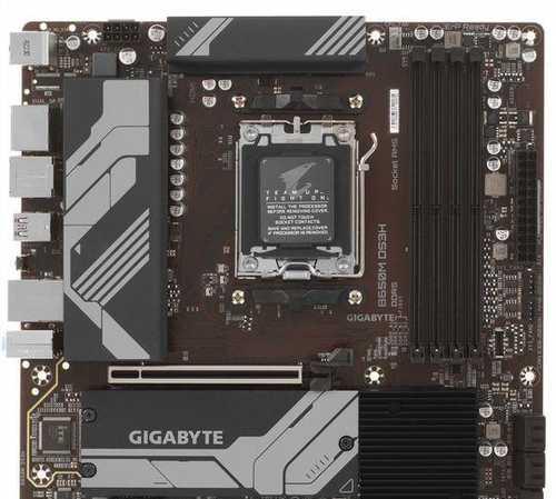 Плата Gigabyte AM5 B650 B650M DS3H mATX