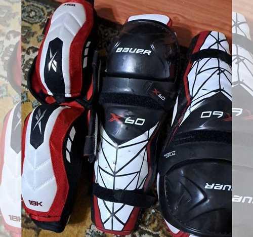 Хоккейные наколенники Bauer налокотники Reebok