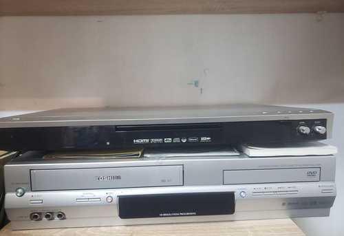 Видеомагнитофон Dvd плеер 2 в 1 toshiba sd 37vsr