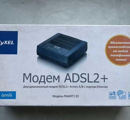 Adsl2+ модем zyxel P660RT2 EE