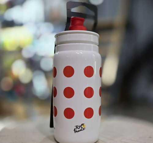 Велофляжка Elite Fly Tour de France Red Polka Dot