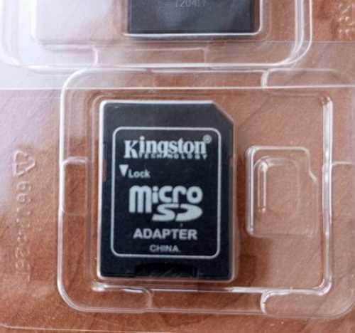 Адаптер переходник с микро SD на SD Card карты