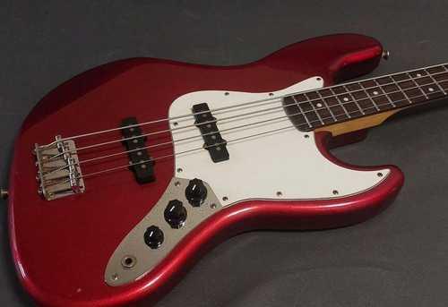 Бас гитара Mavis Jazz Bass Red, China 199x