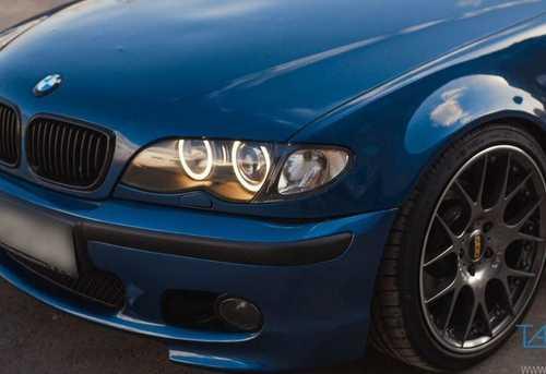 Ангельские глазки BMW 3 E46 дорестайлинг седан дхо