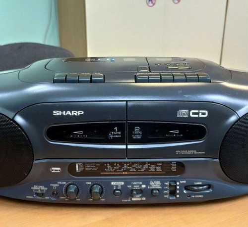 Sharp WQ-CD220 магнитола с Bluetooth и usb