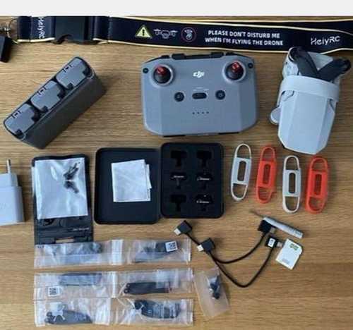 Квадрокоптер dji mini 2 fly more combo grey